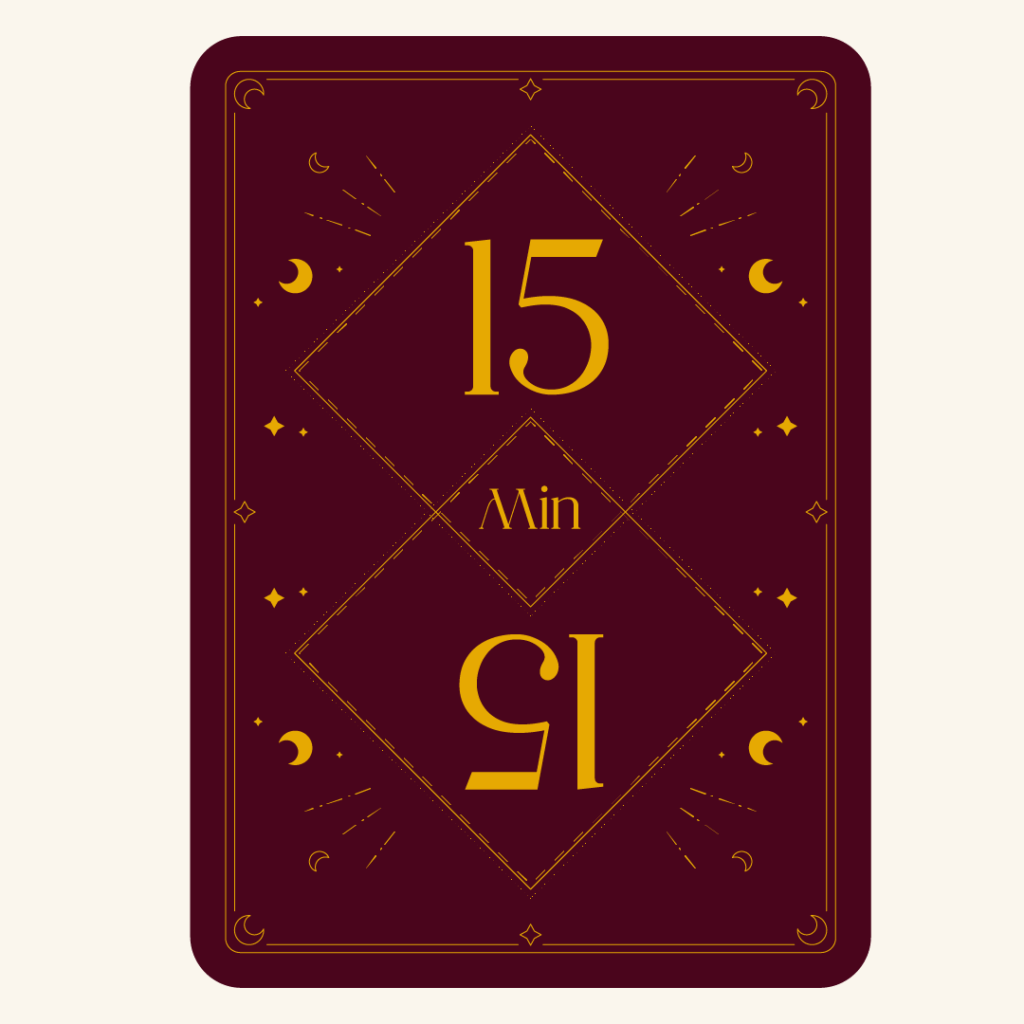 Pack de 15 Minutos Tarot: Respuesta Directa y Concisa